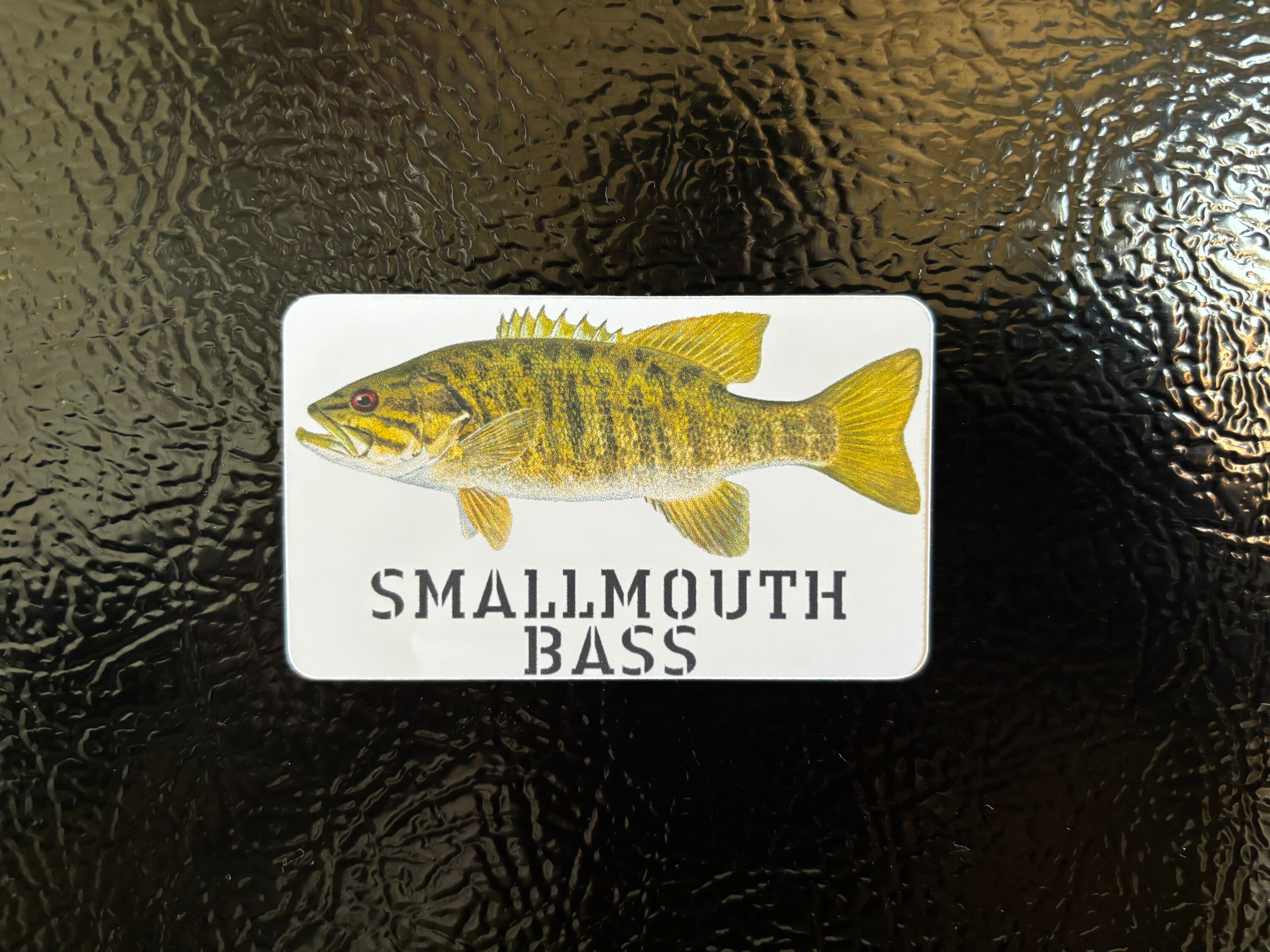 Smallmouth Bass Waterproof Vinyl Sticker Refrigerator Magnet - Etsy