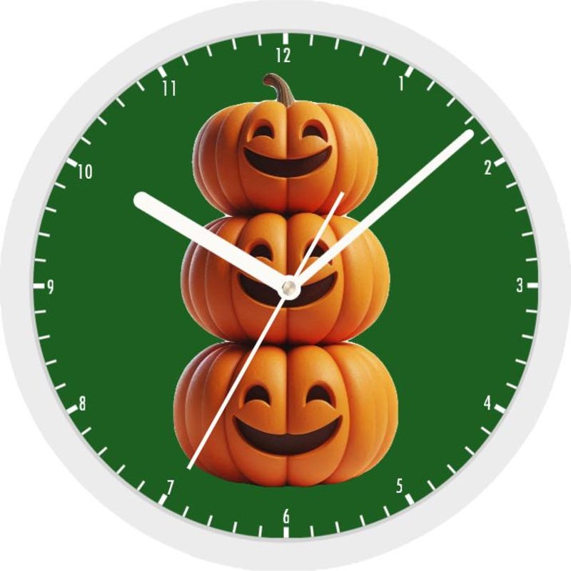 Halloween Clock - Etsy