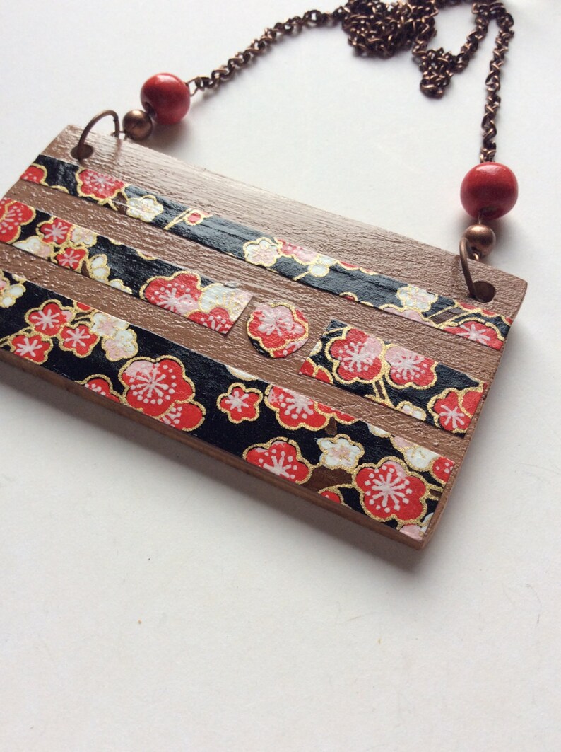 Recycled Timber Pendant Necklace. Camphor Laurel - Etsy