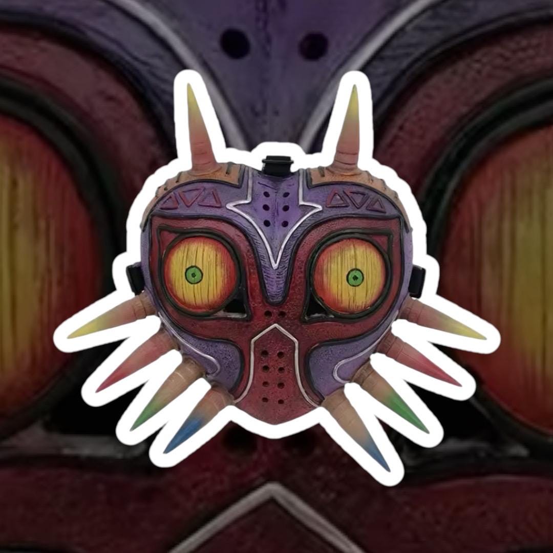 Handmade Zelda Inspired Majoras Mask Skull Kid Inspired Cosplay Mask ...