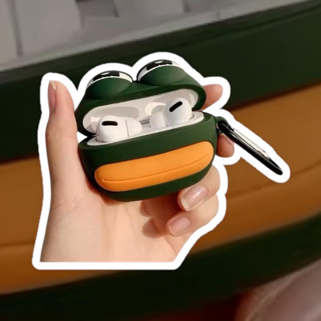 Custom Pepe Frog Pepe Meme Inspired Airpods Case Pepe Frog Meme ...