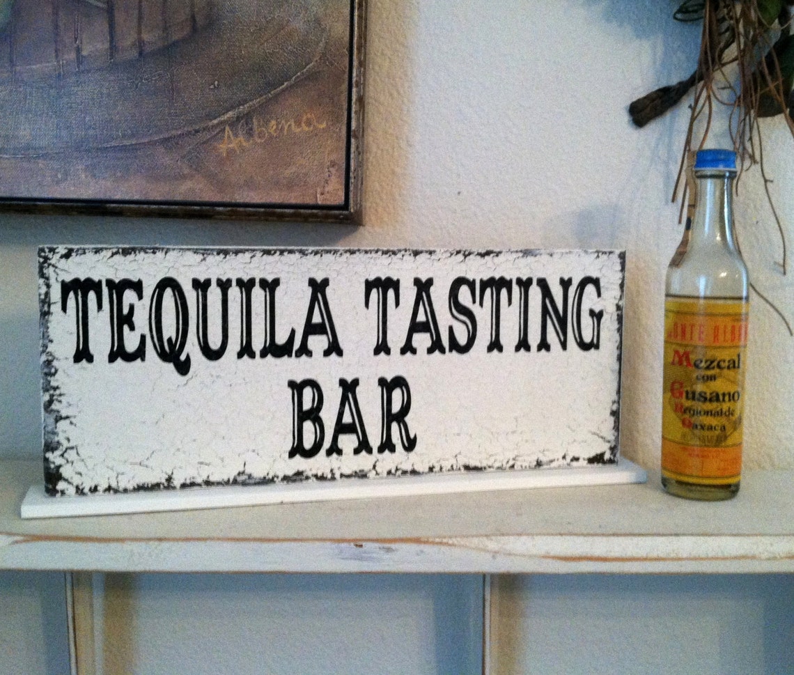TEQUILA TASTING BAR Tequila Signs Bar Signs Grooms Signs | Etsy