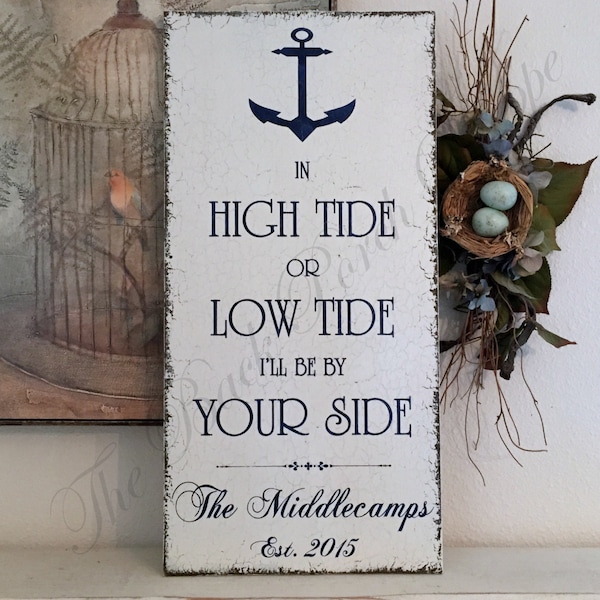 High Tide Sign - Etsy