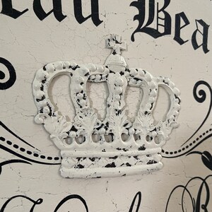 French Wine Sign, CHATEAU BEAULIEU, Raised Crown, Bordeaux, French ...