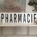 PHARMACIE, French Signs, Pharmacy Sign, First Aid Signs, Home Decor, 7 ...