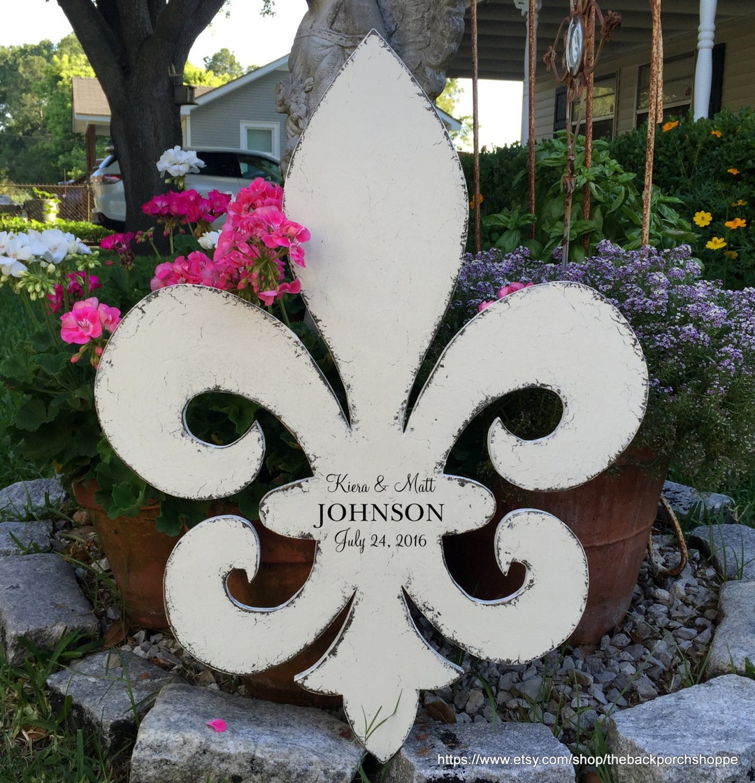 Wedding Guestbook, Guestbook Alternative, FLEUR DE LIS, French Sign ...