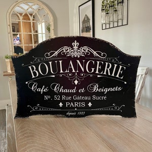 BOULANGERIE | LARGE French Kitchen Signs | French Bakery | 28 X 18 - Etsy
