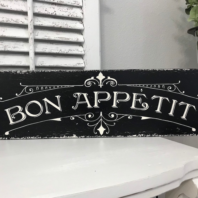 Bon Appetit Sign - Etsy