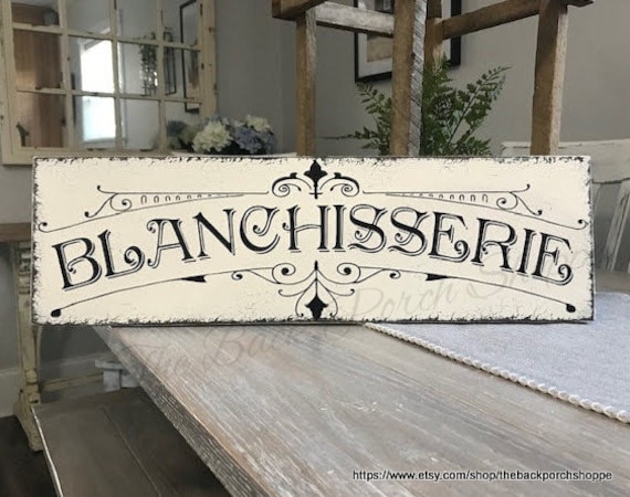 BLANCHISSERIE French Signs Laundry Signs French Laundry | Etsy