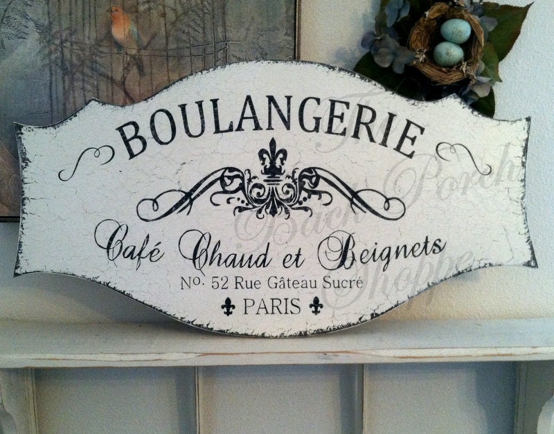 BOULANGERIE French Signs Kitchen Signs French Bakery 27 - Etsy