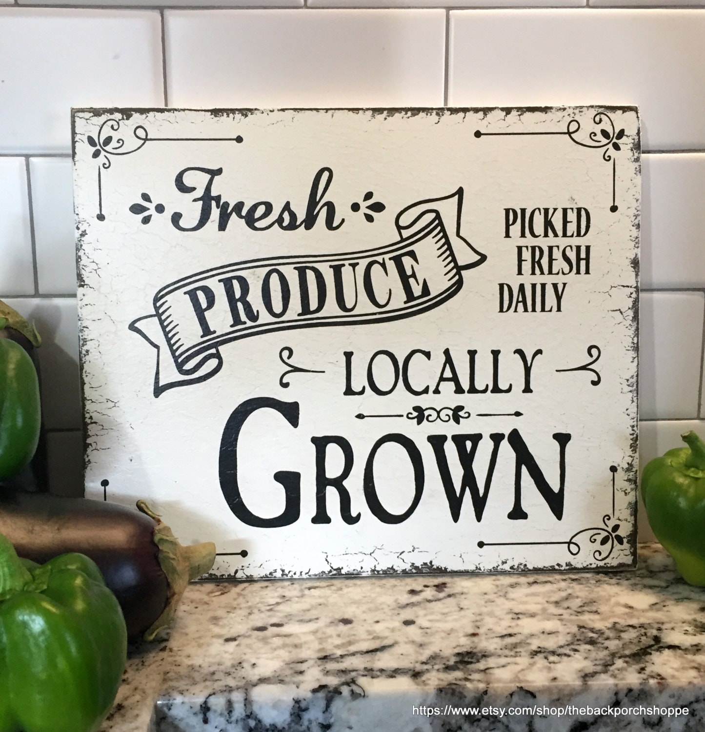 Fresh Produce Sign