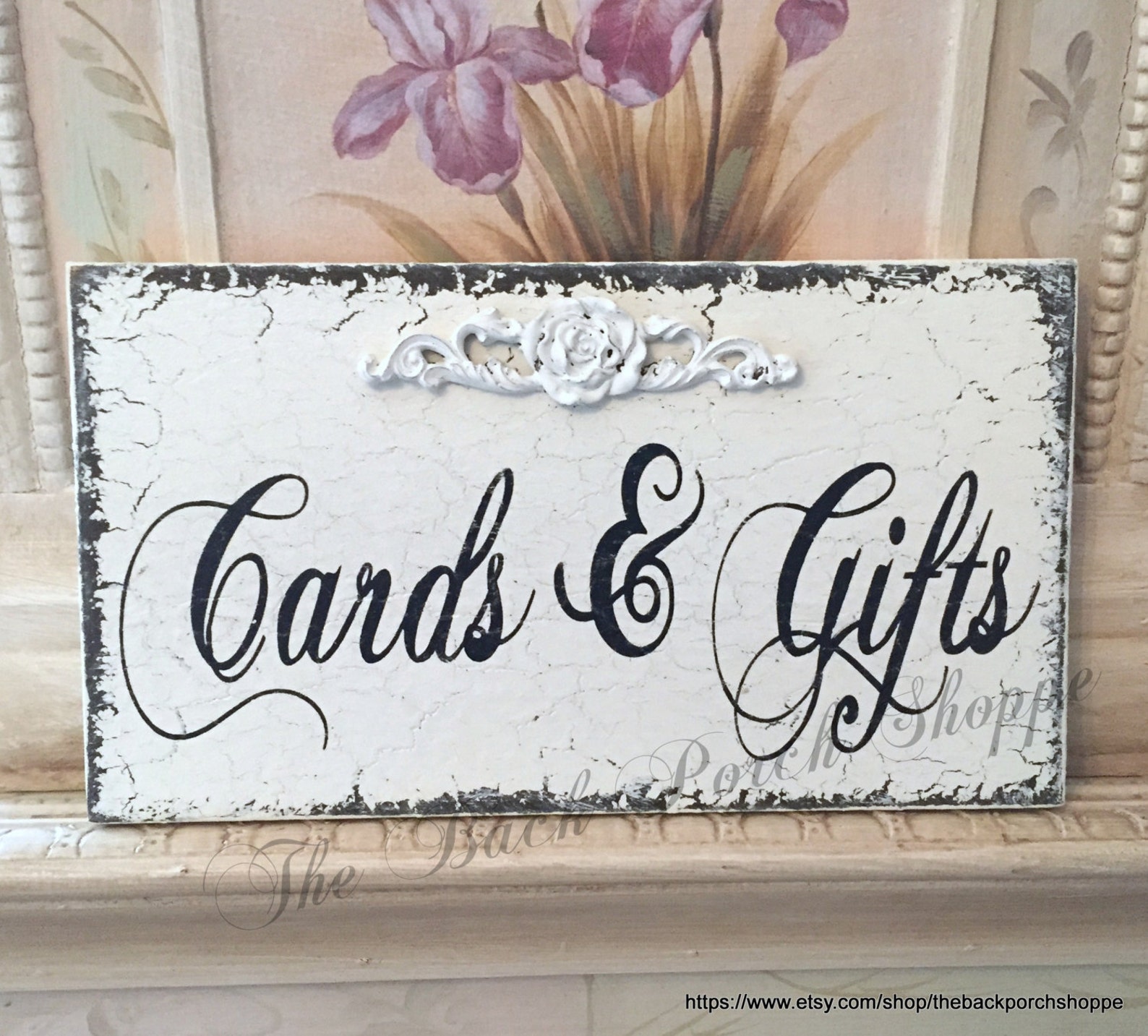 CARDS & GIFTS Wedding Sign Self Standing 9 X 5 - Etsy