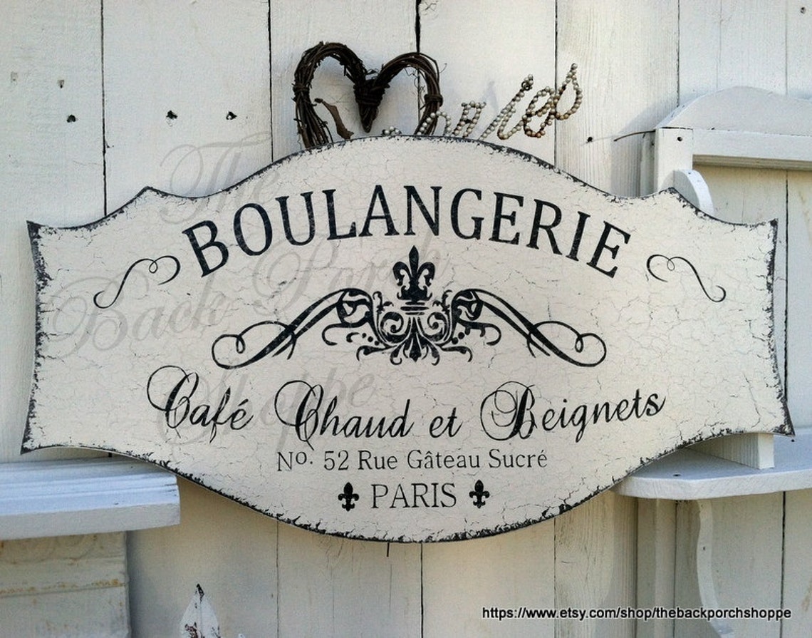 BOULANGERIE French Signs Kitchen Signs French Bakery 27 - Etsy