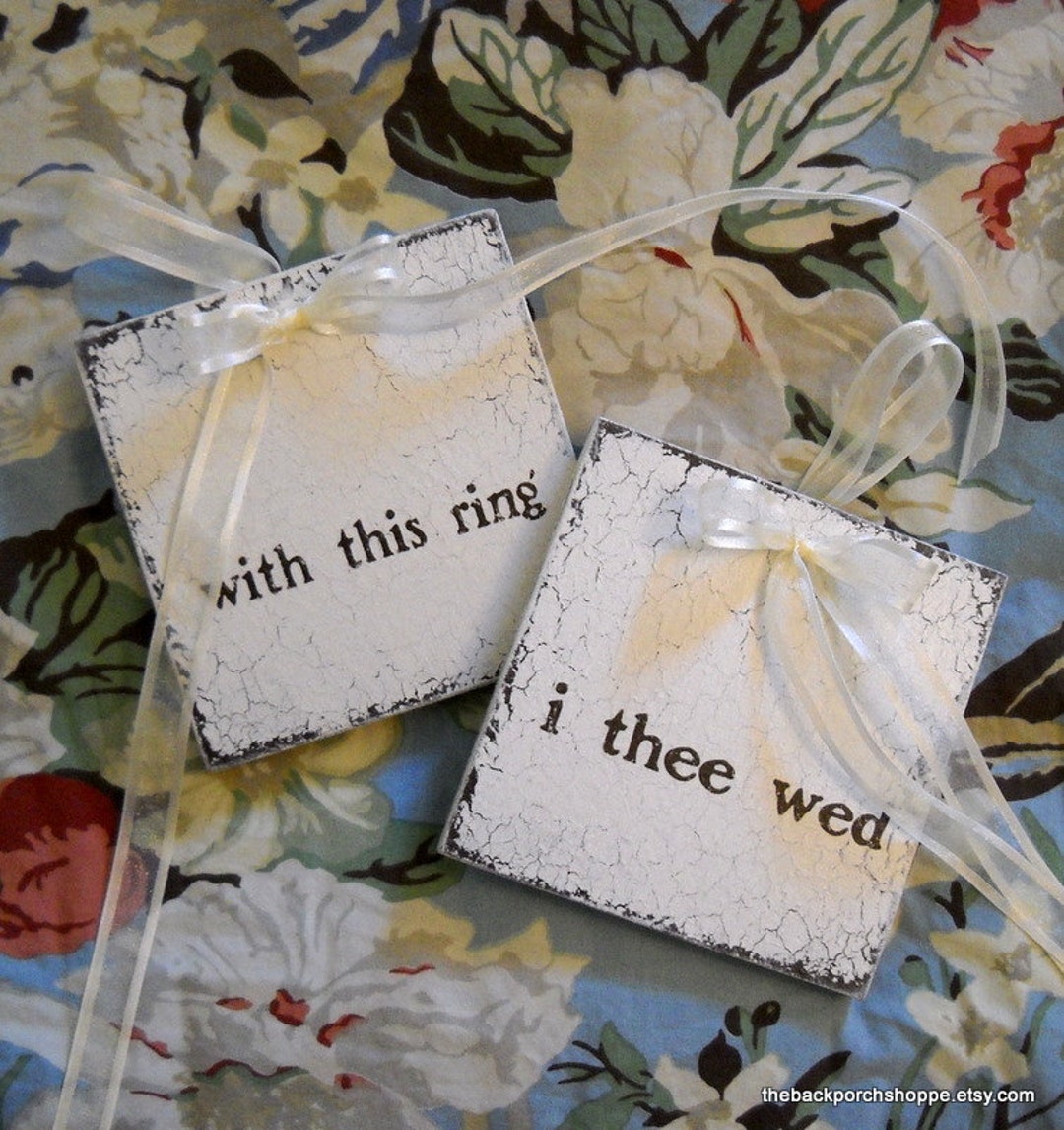 WEDDING RING BOARDS Bride and Groom Mr. and Mrs. Wedding - Etsy