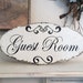 GUEST ROOM, Guest Room Sign, Home Decor, Shabby Chic Style Signs, 14 X ...