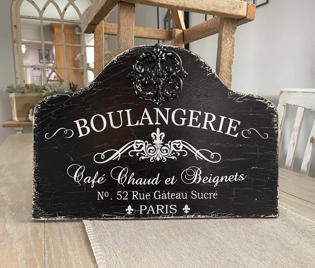 BOULANGERIE | French Sign | Kitchen Sign | French Bakery | 17 X 12 - Etsy