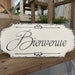 BIENVENUE, French Sign, Welcome Sign, Entrance Sign, Foyer Sign, 18 X 8 ...