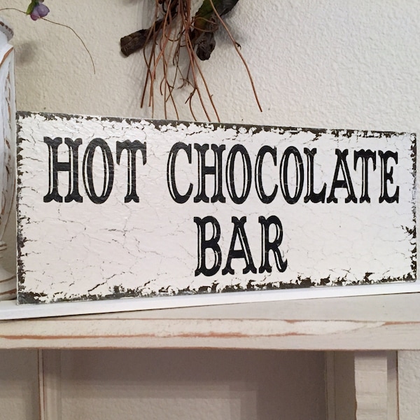 Chocolate Sign - Etsy