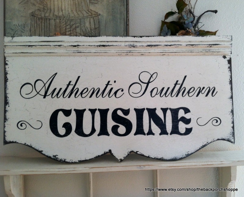 Kitchen Sign SOUTHERN Cooking French Cooking Italian Food - Etsy