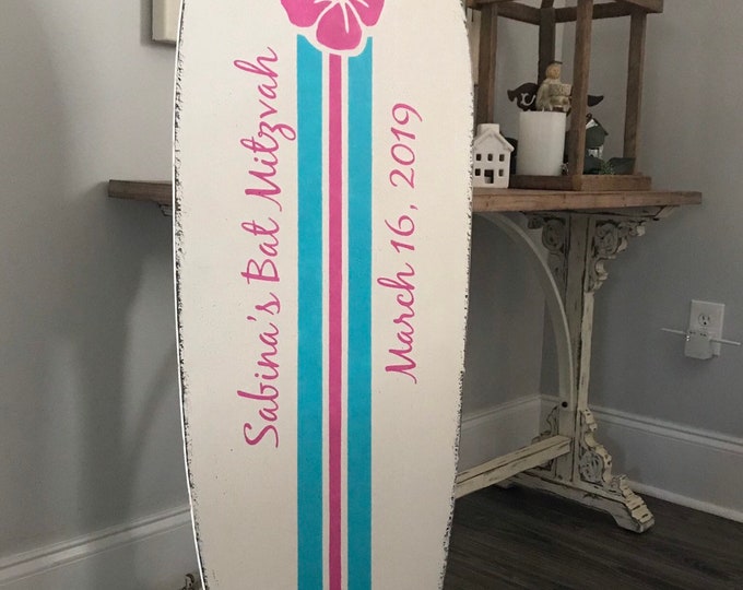 Bat Mitzvah Sign, Bar Mitzvah, Guestbook Alternative, Beach Weddings ...