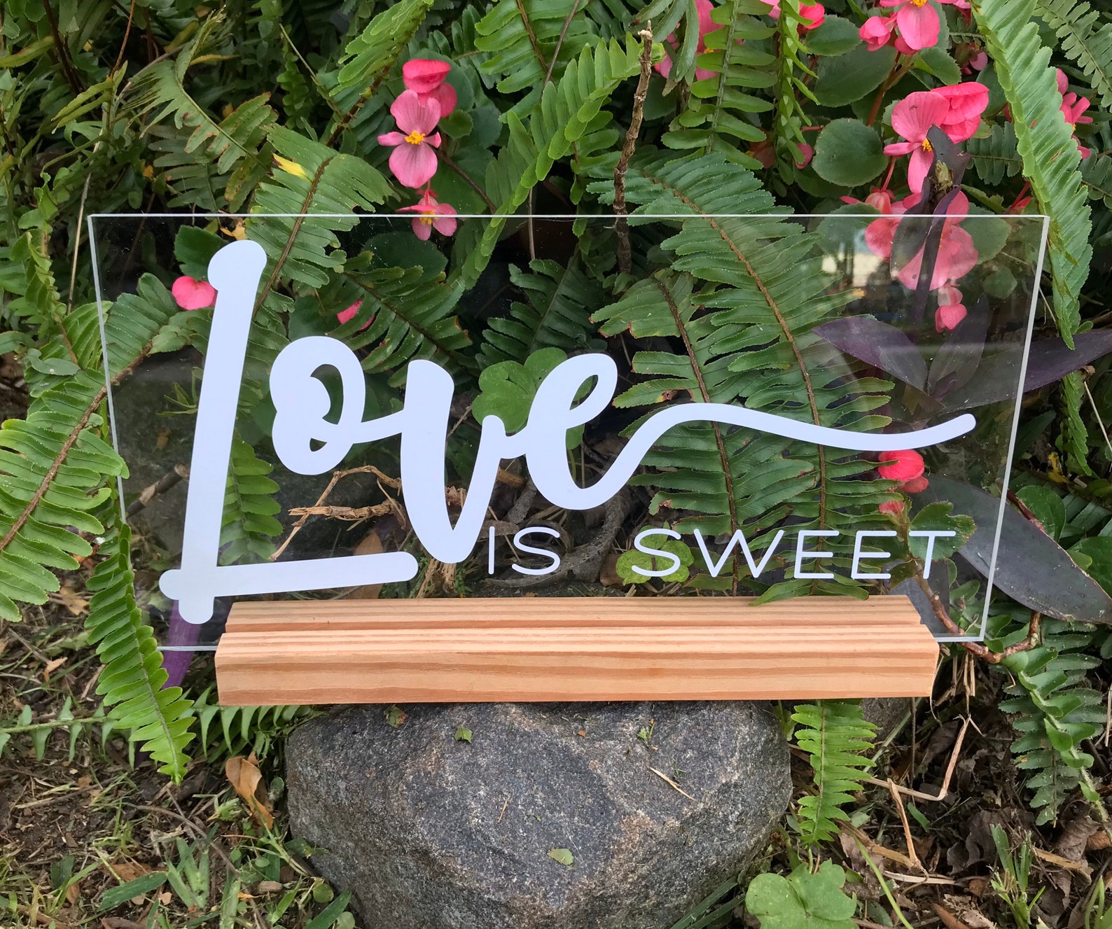 LOVE is SWEET | Personalized Wedding Sign | Bride & Groom Signs | Self ...