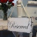 Wedding Sign, RESERVED Sign, Reserved, Bride and Groom Signs, Mr. and ...