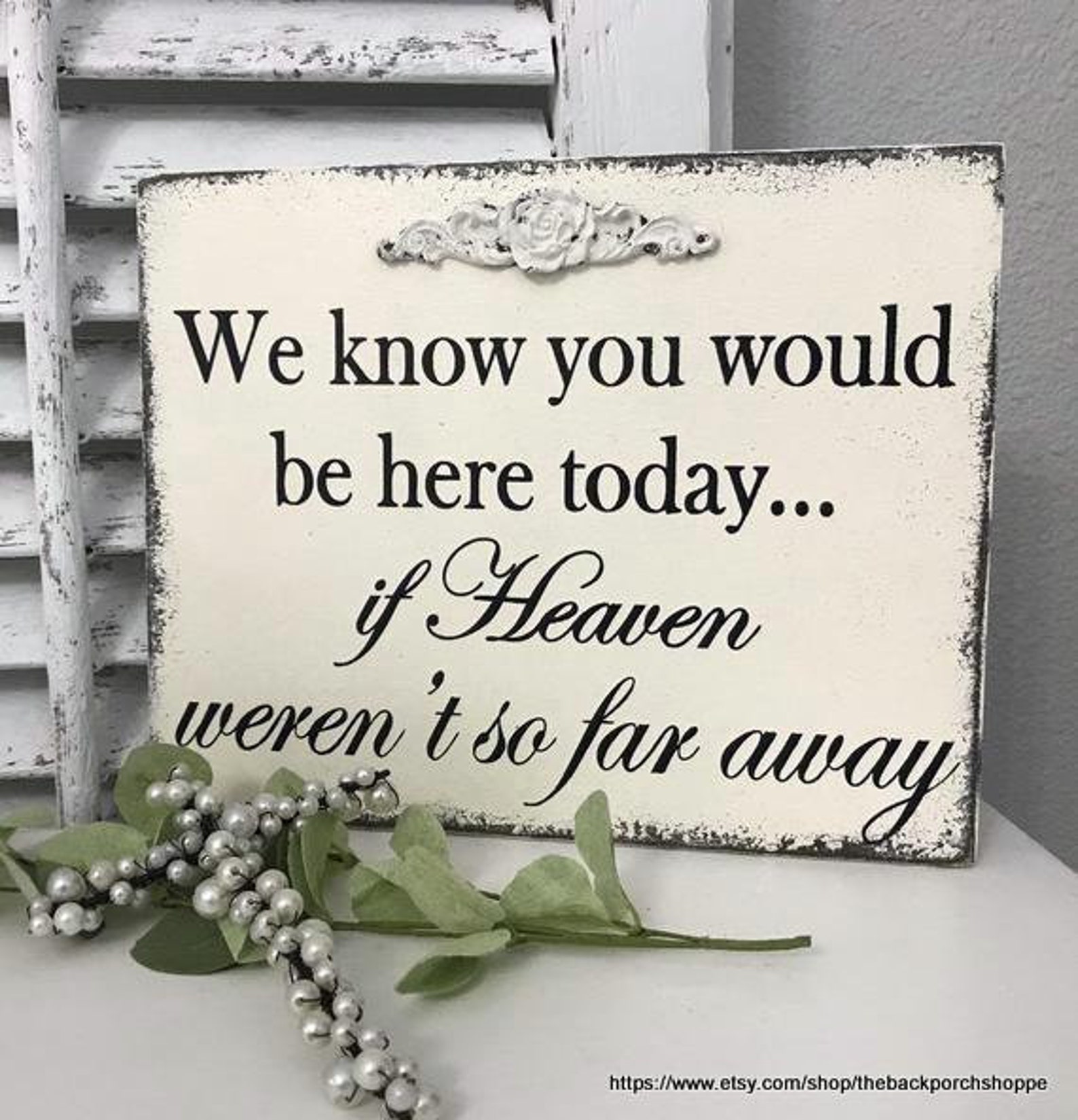MEMORY TABLE SIGN, in Memory of Sign, Wedding Signs, We Know You Would ...