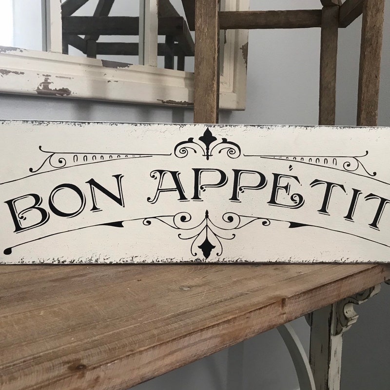 Bon Appetit Sign - Etsy