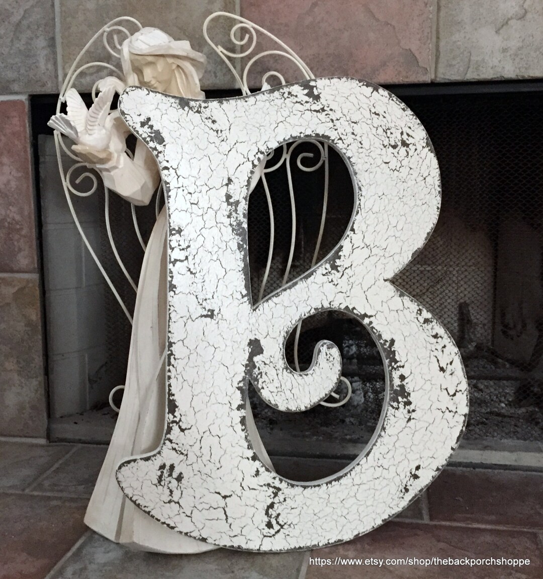 LETTER B 2 Ft Tall Wedding Guest Book or Home Decor - Save the Date ...
