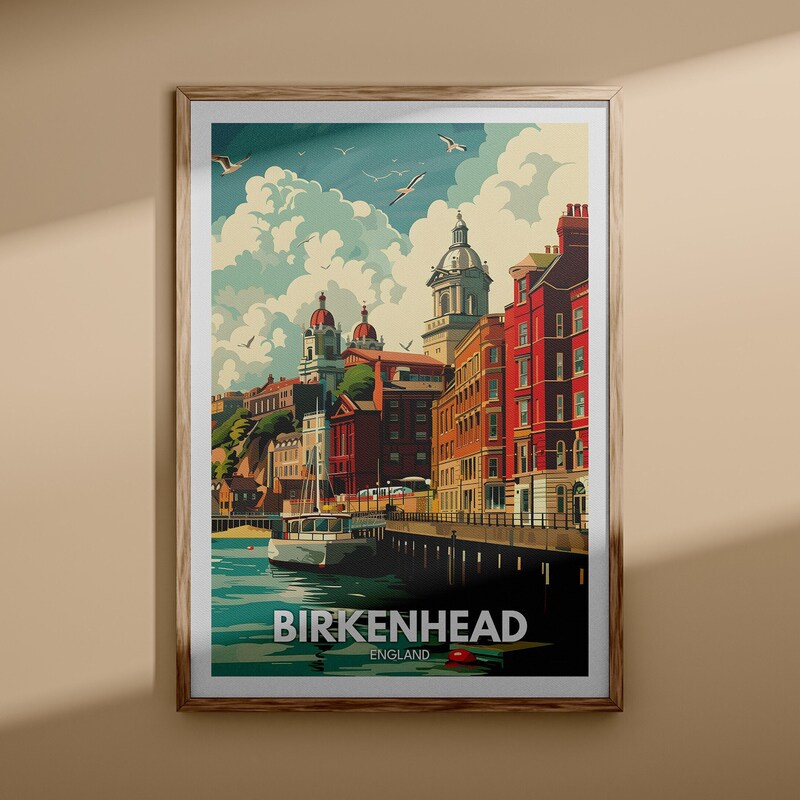 Birkenhead Travel Poster - Etsy UK