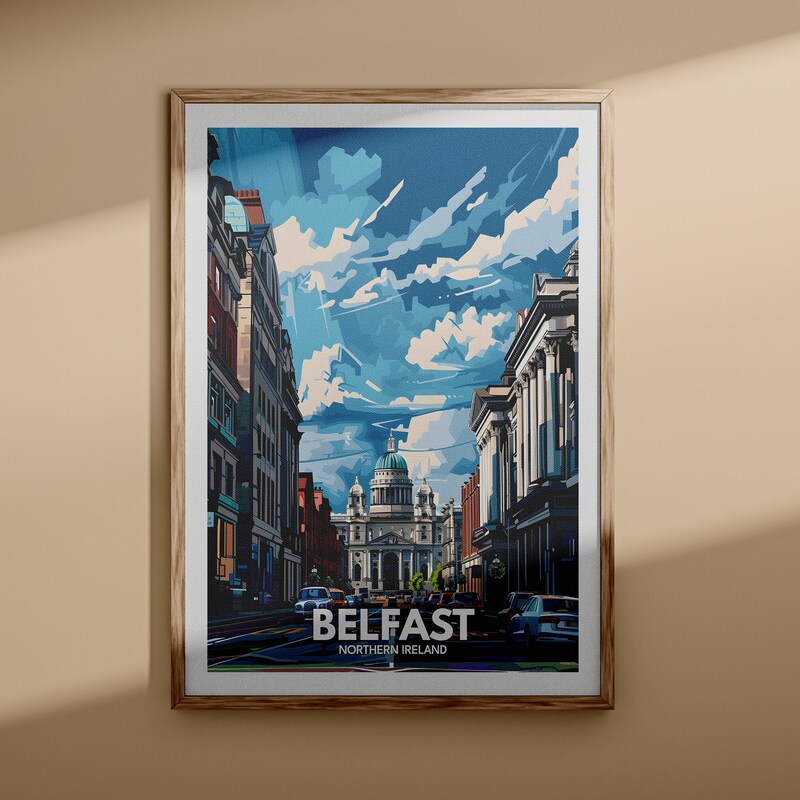 Belfast Poster - Etsy UK
