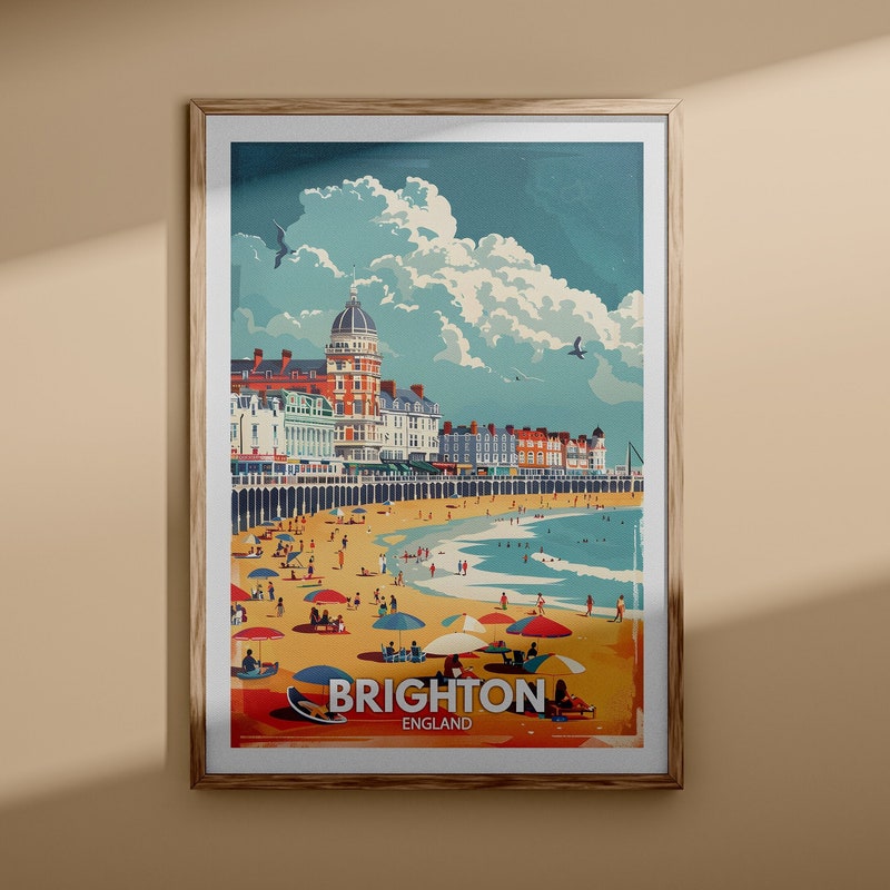 Brighton Poster - Etsy UK