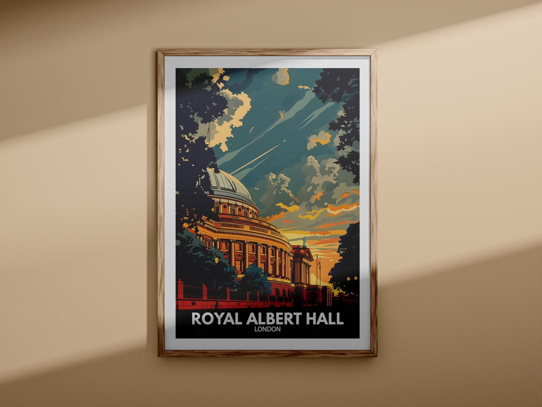 Royal Albert Hall Print - Royal Albert Hall Poster, UK Wall Art, London ...
