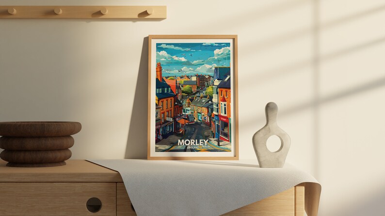 Morley Print - Morley Poster, UK Wall Art, England Wall Art Decor ...