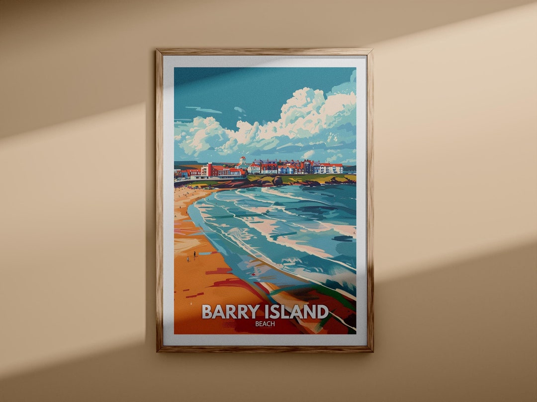 Barry Island Beach Print – Barry Island Beach Poster, Barry Island ...