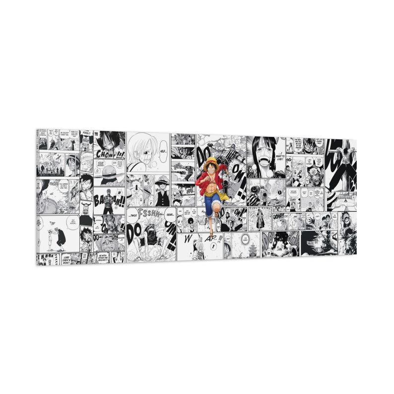 Manga Canvas Print | Monkey D. Luffy | Curated Manga Panels | Anime ...