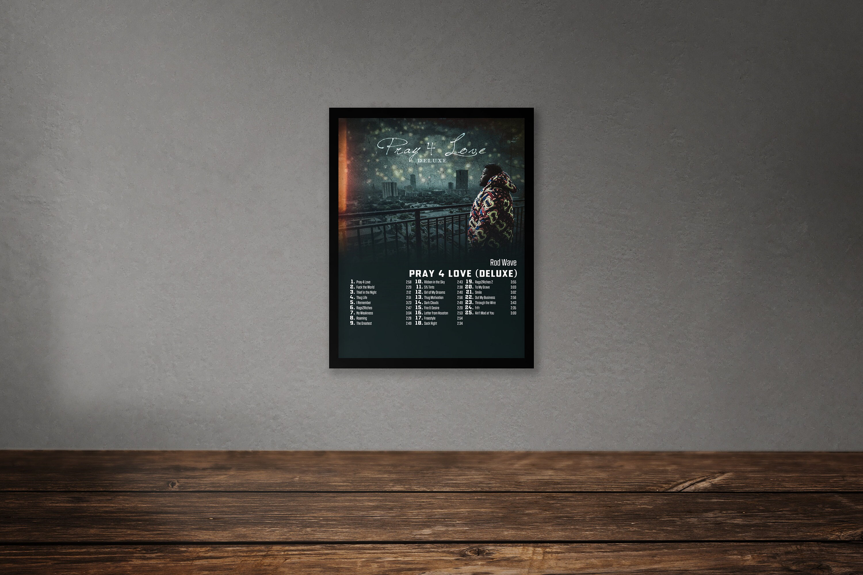 Rod Wave Poster Set of 10 Album Poster | Soulfly | Pray 4 Love ...