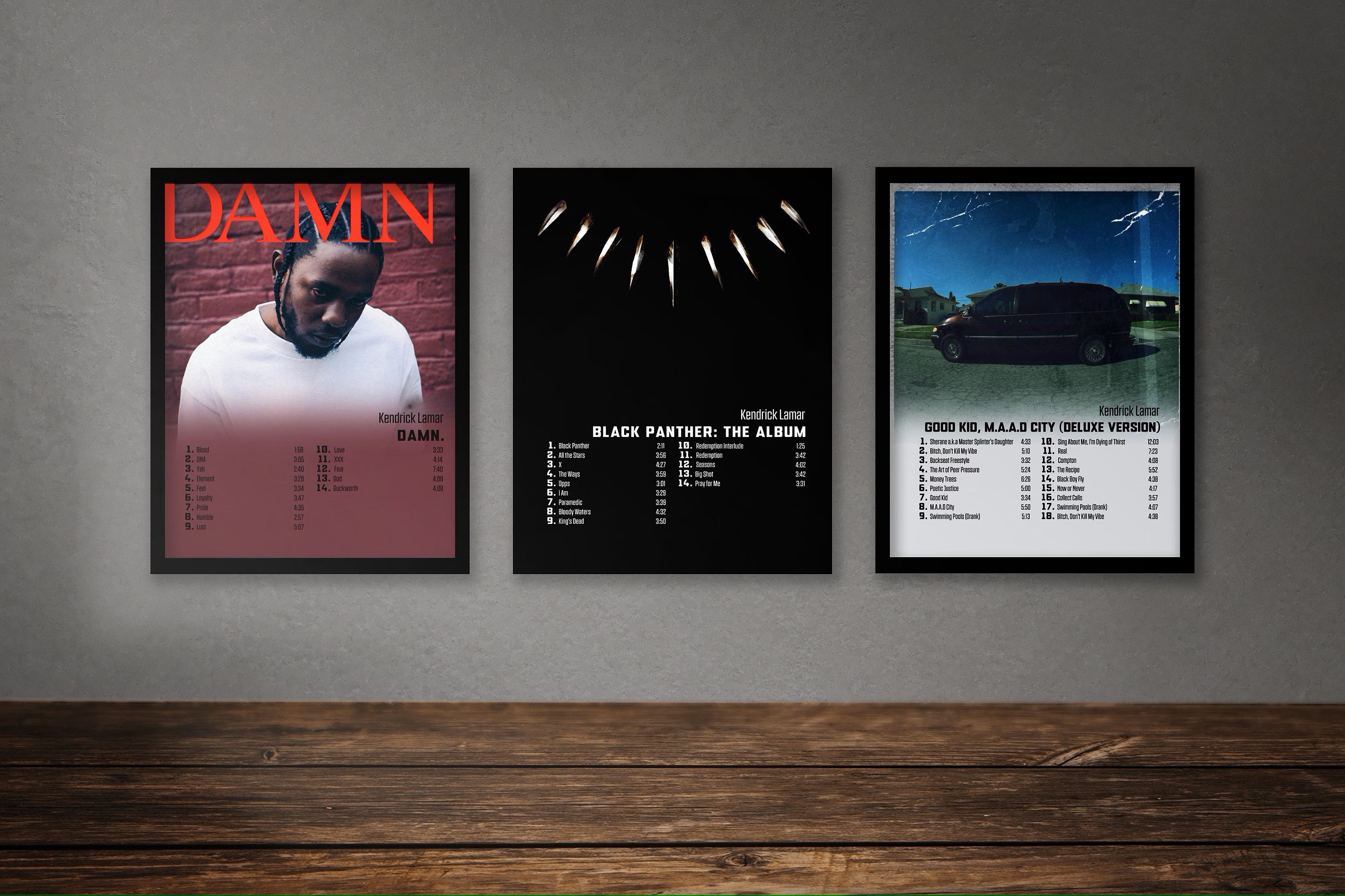 Kendrick Lamar Poster Set of 9 Album Poster | Mr. Morale & the Big ...