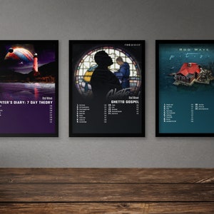 Rod Wave Poster Set of 10 Album Poster Soulfly Pray 4 Love Beautiful ...
