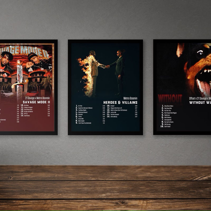 Album Cover Posters Metro - Etsy