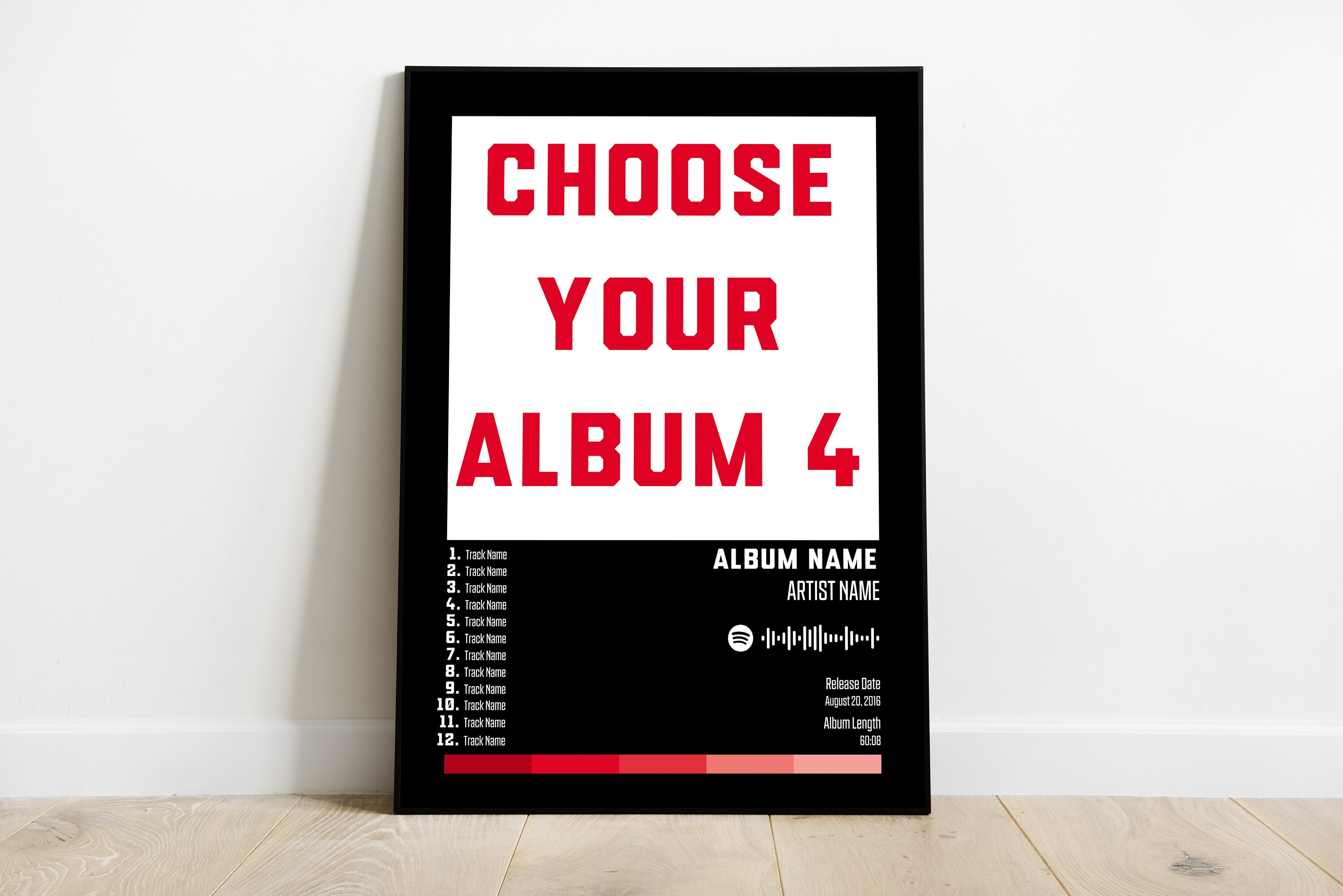 Custom Music Poster | Choose Your Favourite Album Poster | Custom Album ...