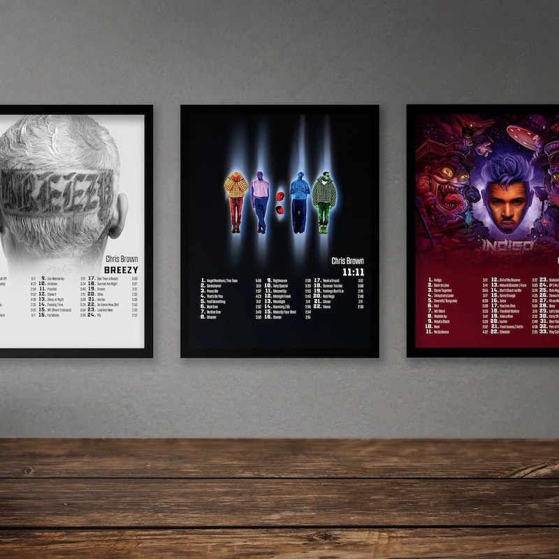Chris Brown Album Cover Art - Etsy