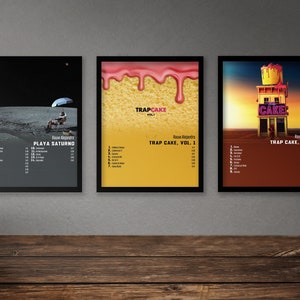 Rauw Alejandro Poster Set of 8 Album Poster | Afrodisiaco | Saturno ...