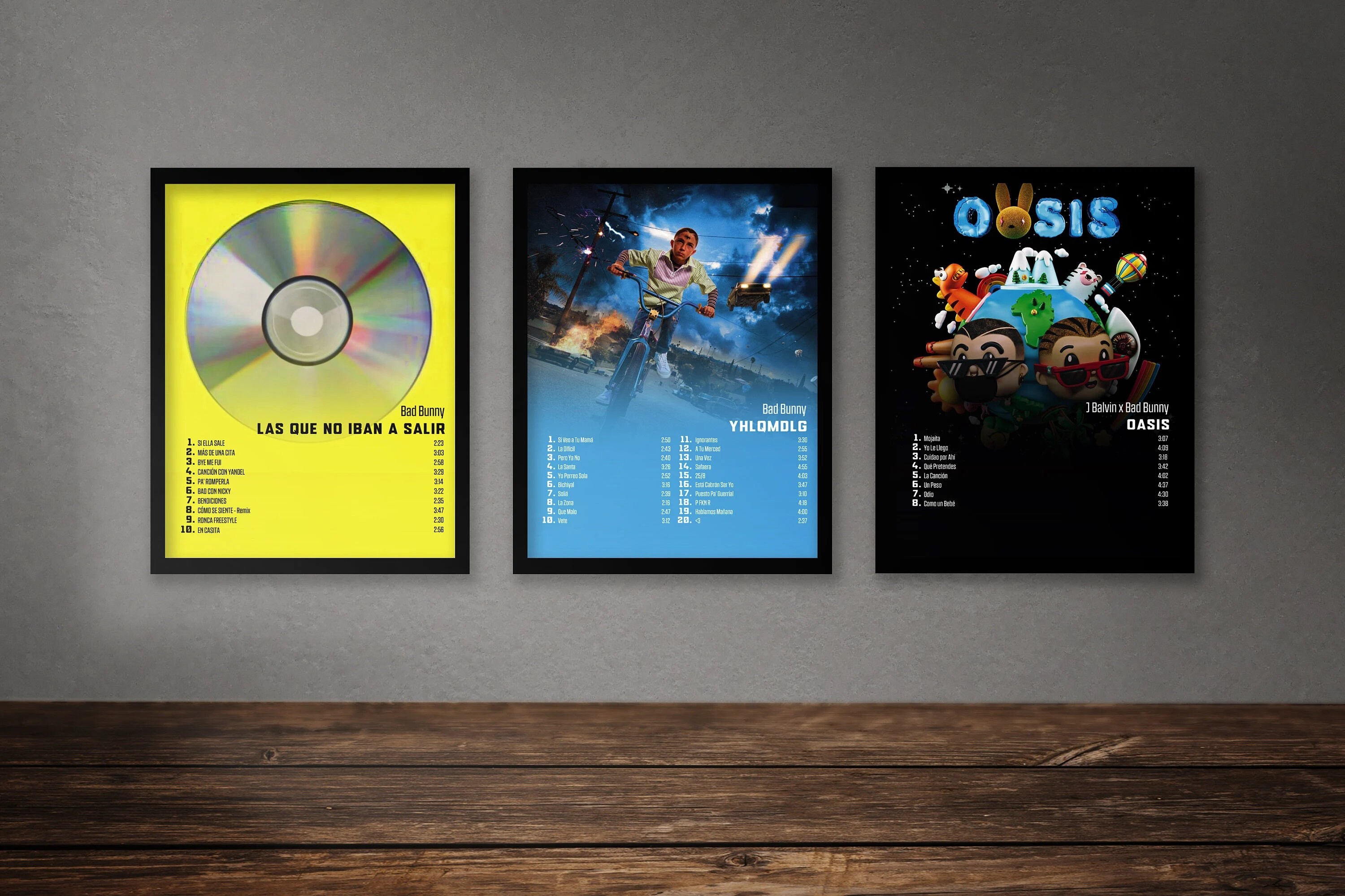 Bad Bunny Poster Set of 7 Album Poster | Digital Download | Un Verano ...