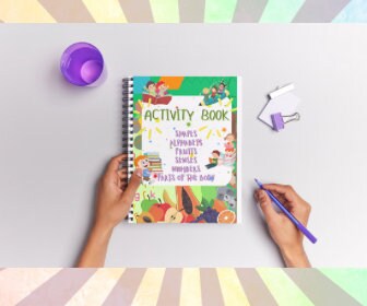 ACTIVITY BOOK Busy Book for Kids Line Tracing, Alphabets Matching ...