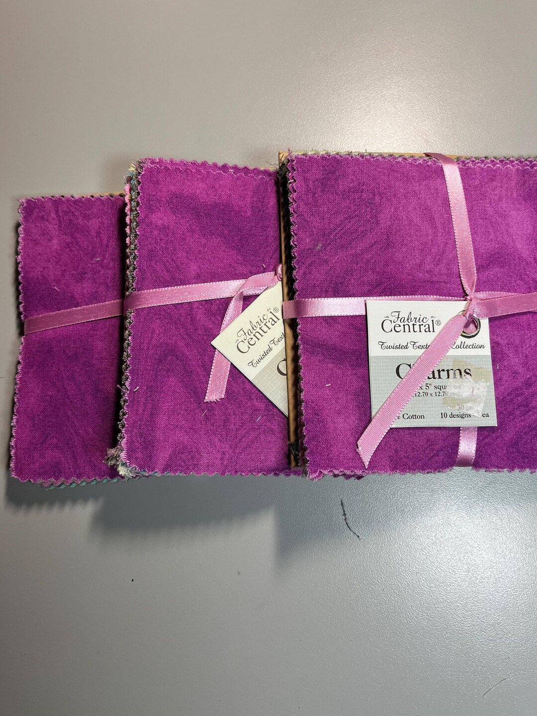 3 Bright Batik Charm Packs - Etsy