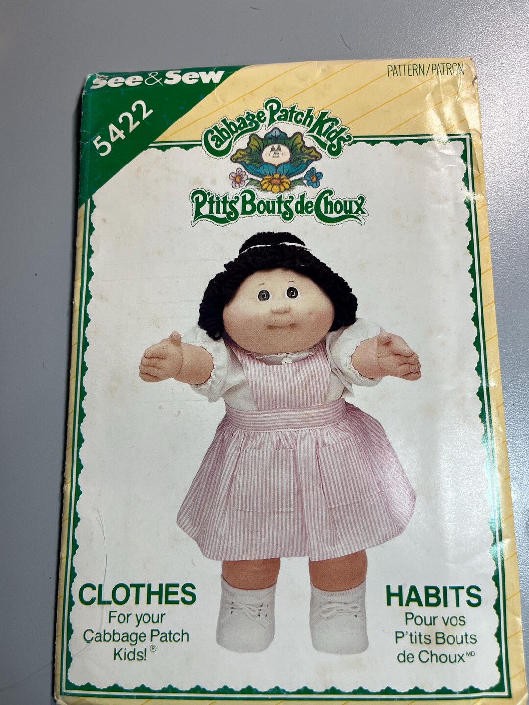 Vintage Cabbage Patch Clothes Pattern Butterick 5422..uncut! - Etsy