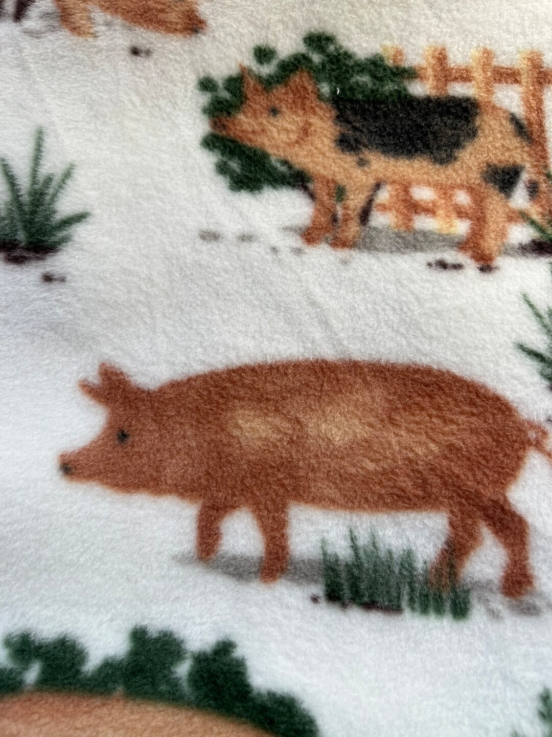 Fleece White Pig Pillowcase - Etsy