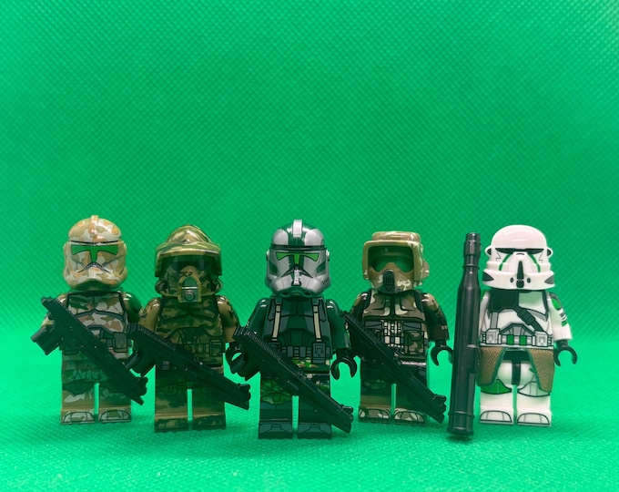 41st Elite Corps Kashyyyk Commander Gree Clone Trooper Mini Figures - Etsy