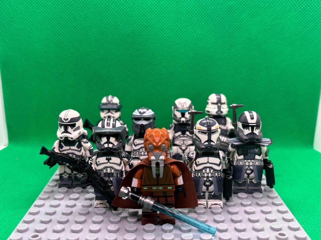 104th Battalion Wolfpack Clone Troopers Commander Wolffe Plo Koon Boost ...